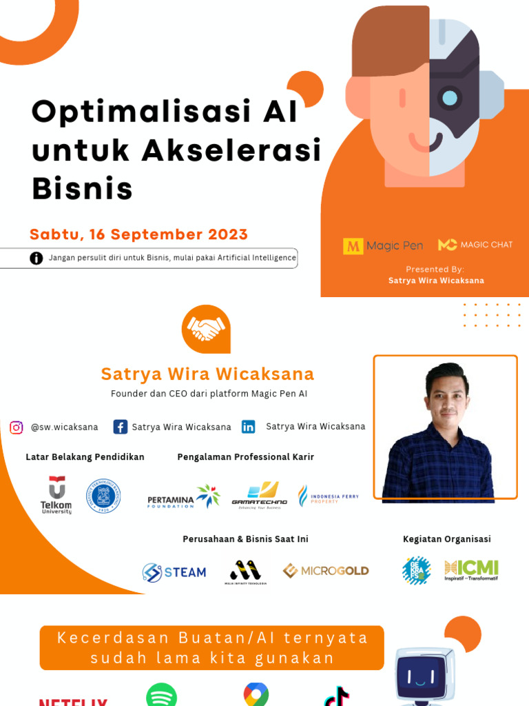 Optimalisasi Bisnis Dengan AI | PDF