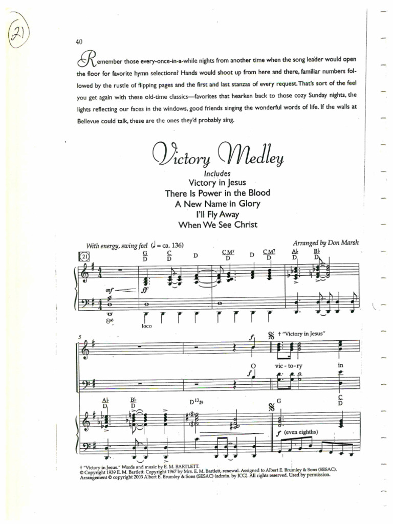 Victory Medley | PDF