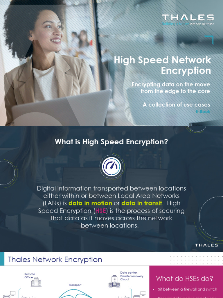 High Speed Network Encryption Usecases Verticals Ebook | PDF | Computer ...