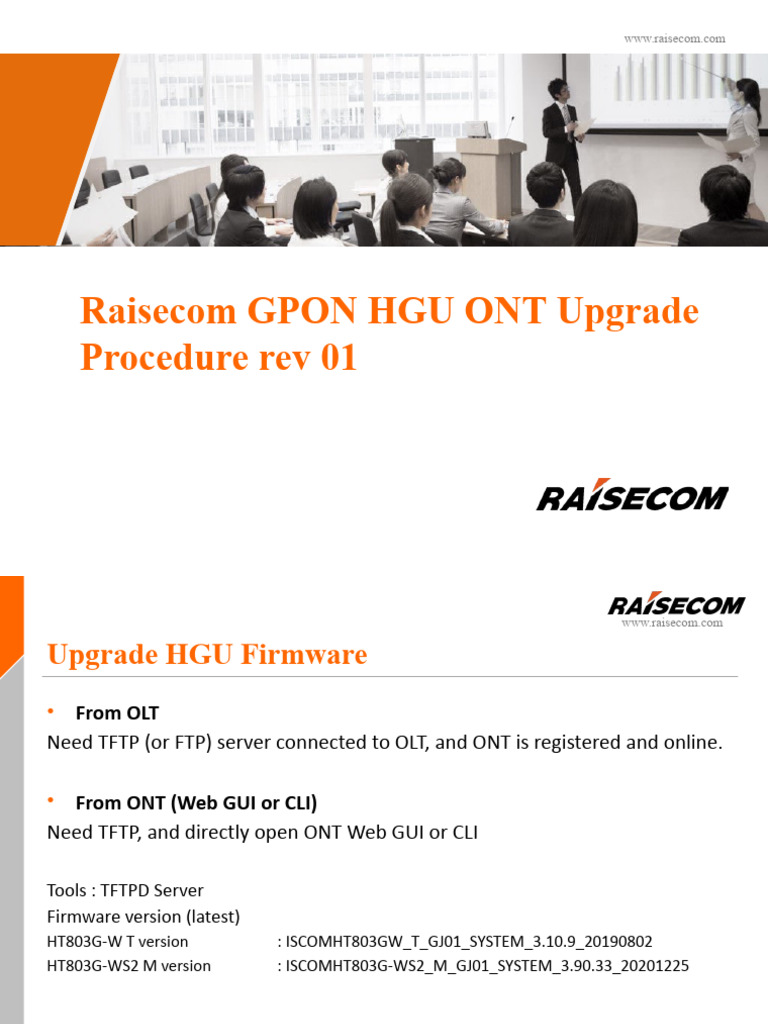 5.HGU ONT Upgrade Procedure | PDF