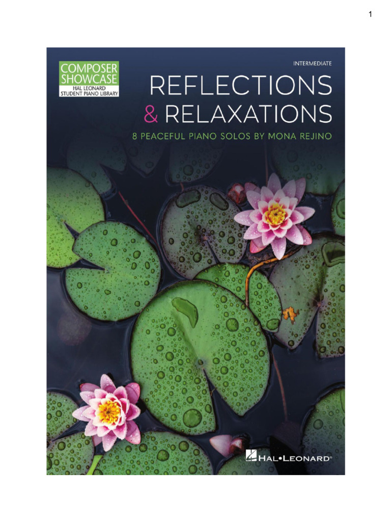 Hal Leonard Student Piano Library - Composer Showcase - Reflections ...