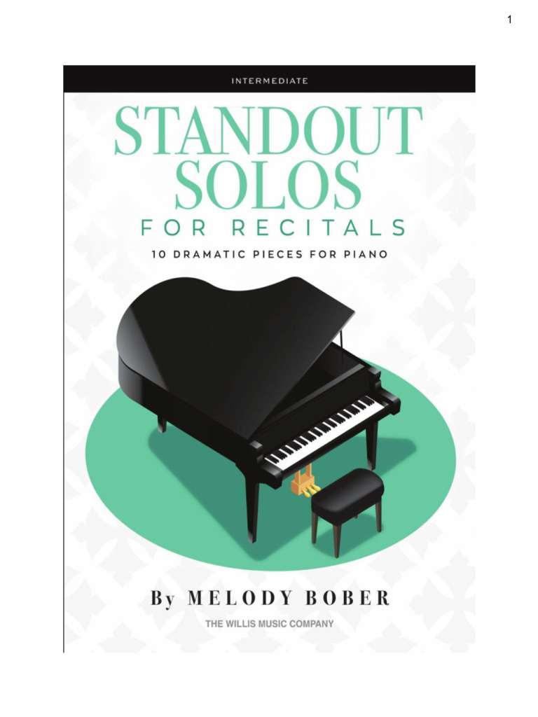 Standout Solos For Recitals - 10 Dramatic Pieces For Piano ...