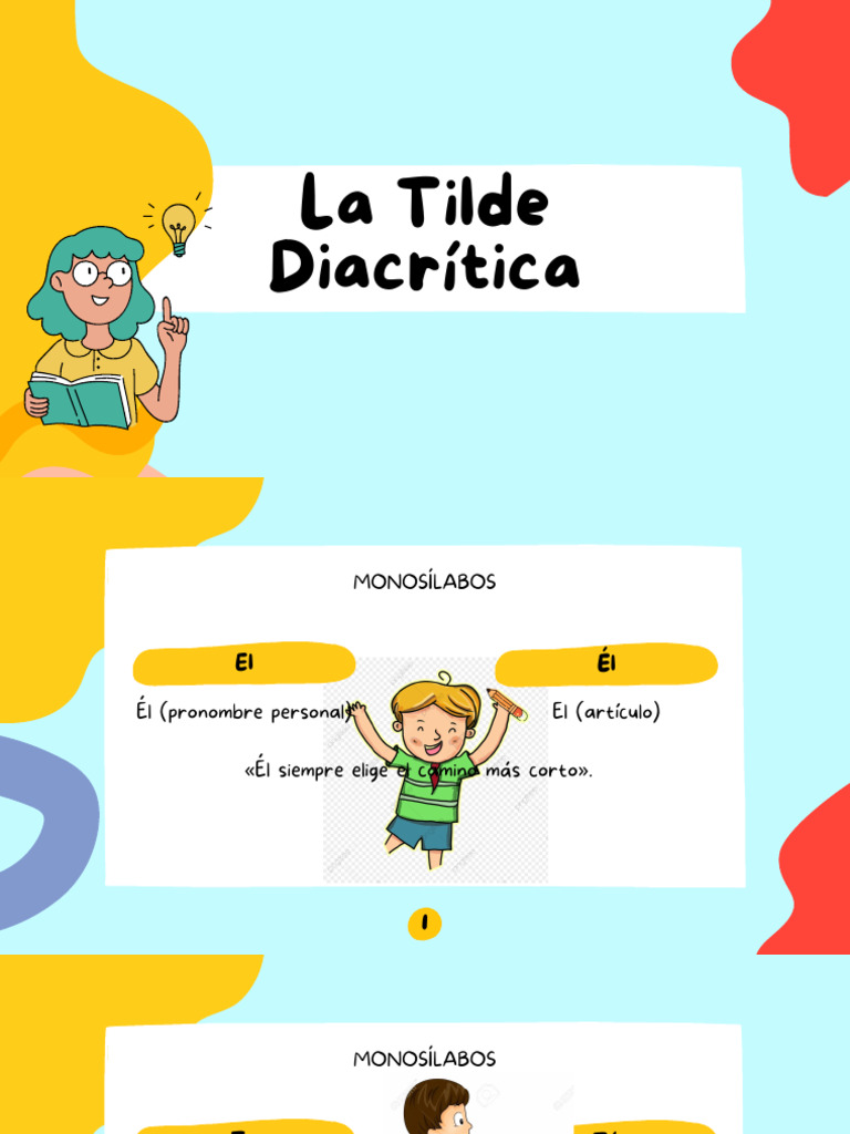 La Tilde Diacrítica | Descargar gratis PDF | Adjetivo | Mecánica del ...