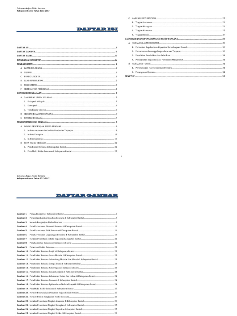 Dokumen KRB Bantul - Final Draft | PDF