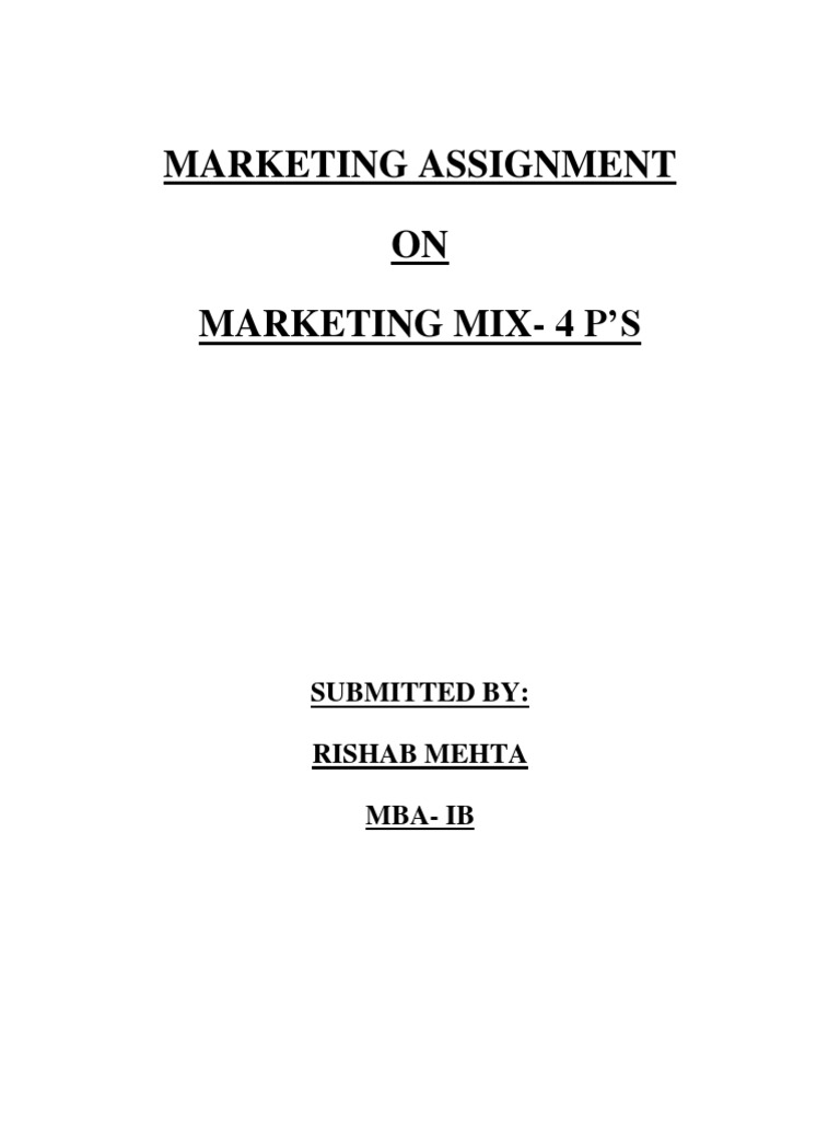 Marketing Assignment | PDF | Pepsi | Margarine