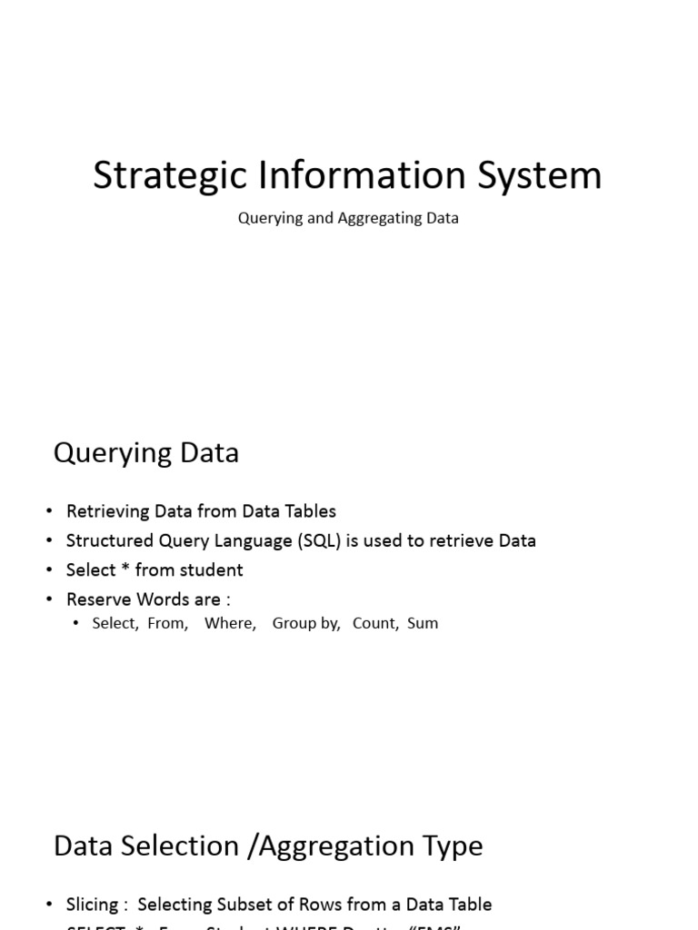 SIS Query Aggregation KPI | PDF | Career & Growth | Finance & Money Management