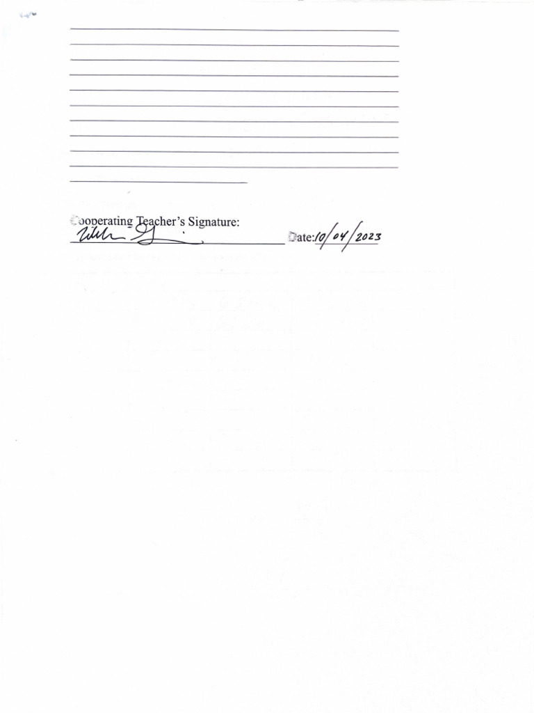student evaluation signature | PDF