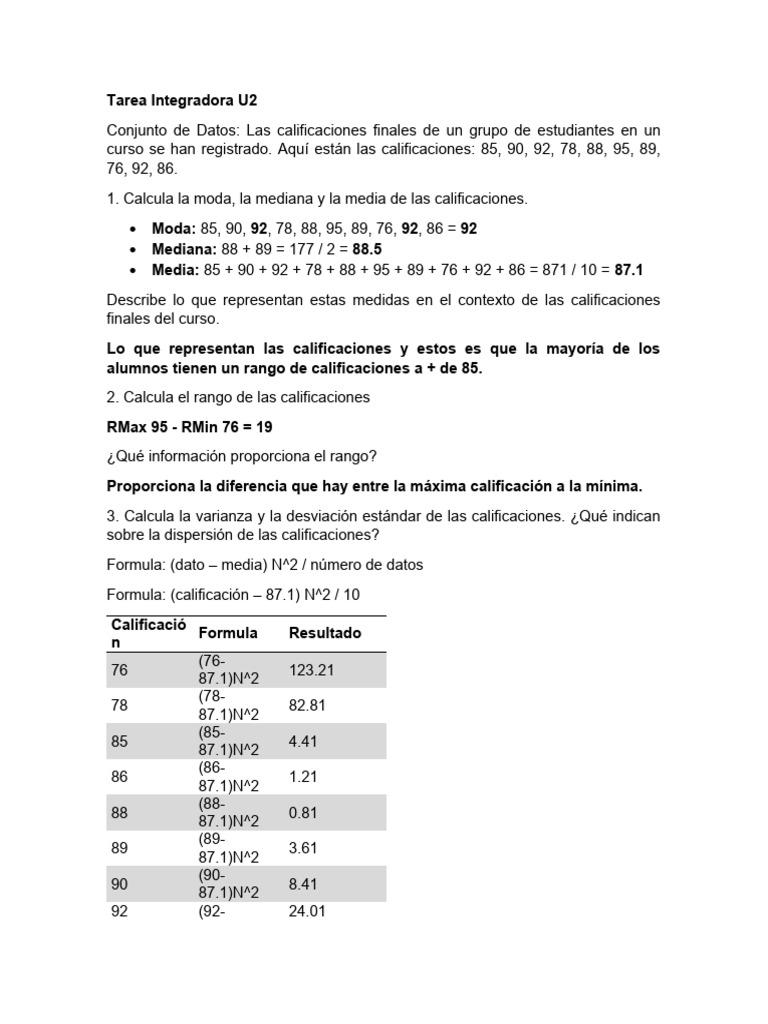 Tarea Integradora 1 U2 | PDF