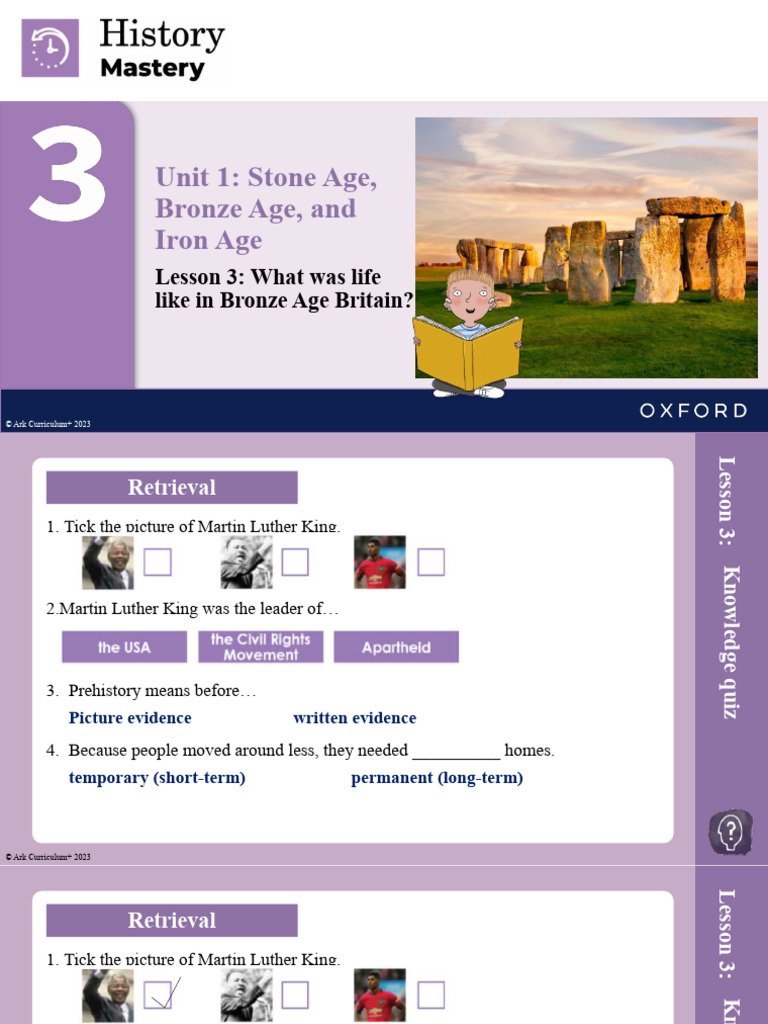 Autumn 2 Lesson 3 History | PDF | Bronze | Artifact (Archaeology)