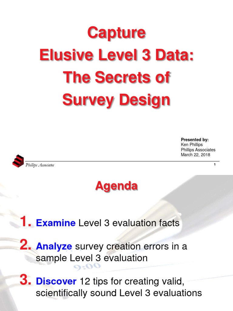 CTR Level 3 Presentation Evaluation Kirkpatrick | PDF | Learning | Credibility