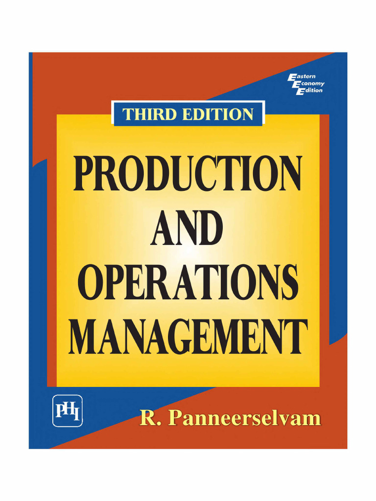 R. Panneerselvam - Production and Operations Management-PHI Learning ...