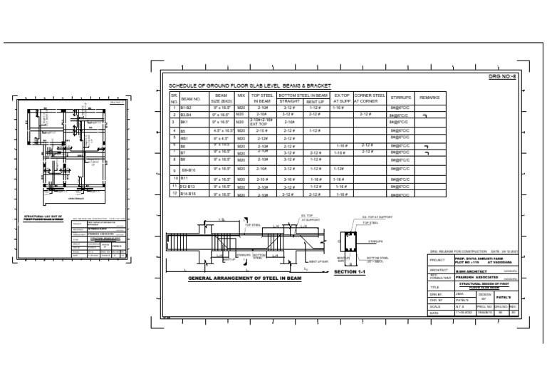 05 FIRST FLOOR SLAB BEAM-Model | PDF