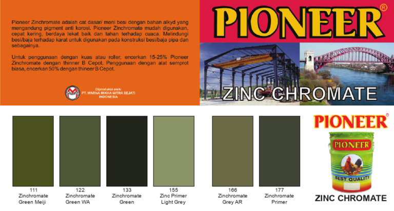 Katalog Warna Zinc Chromate | PDF
