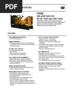 Caterpillar C175-20 Generator Specs | PDF | Diesel Engine | Engines