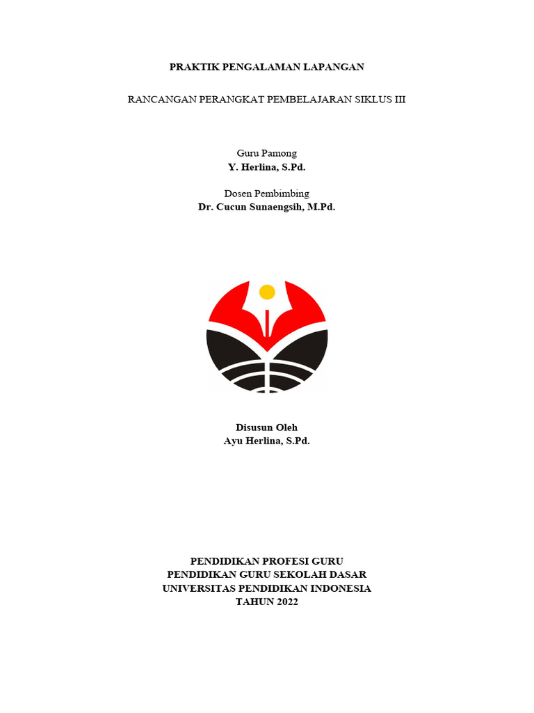 RPP Siklus 3 Fix | PDF