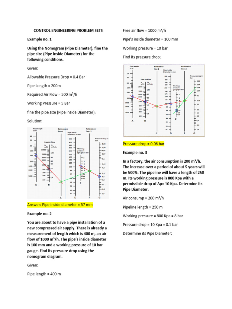 Control Engineering Problem Sets | PDF | Humidity | Pipe (Fluid Conveyance)