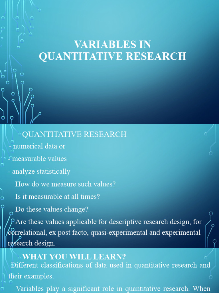 Variables v2 | PDF | Level Of Measurement | Categorical Variable