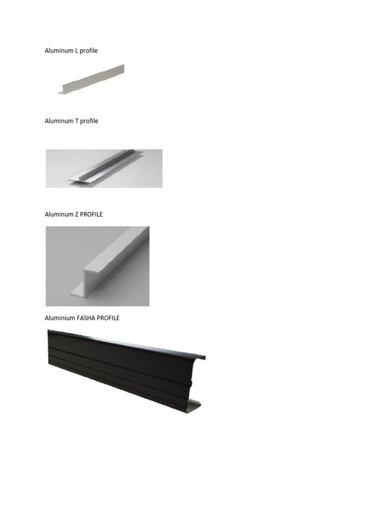 Aluminum L Profile | PDF