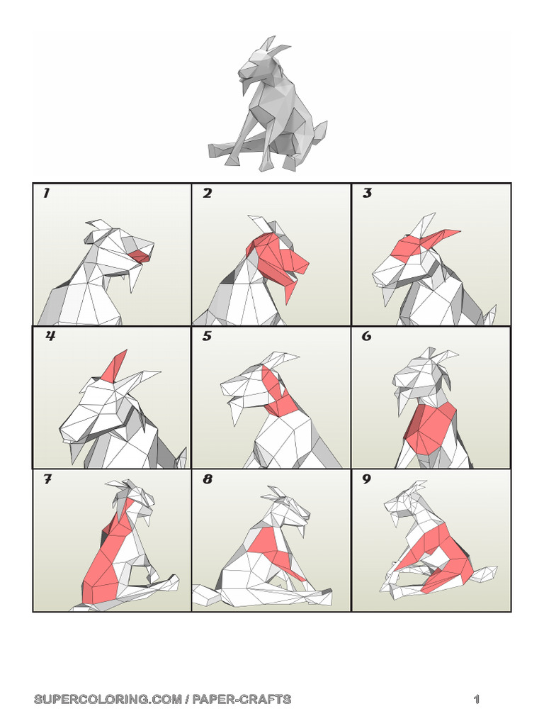 Goat Figure Paper Crafts | PDF | Computers