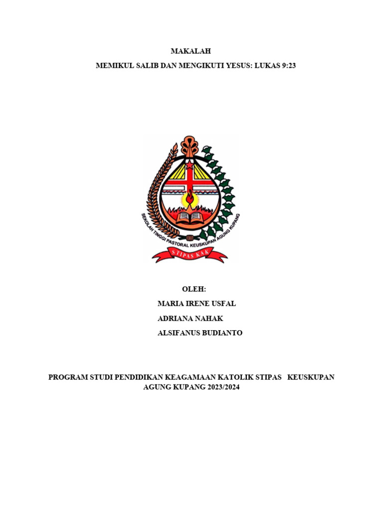 MEMAHAMI KONSEP MENYANGKAL DIRI | PDF MEMAHAMI KONSEP MENYANGKAL DIRI | PDF