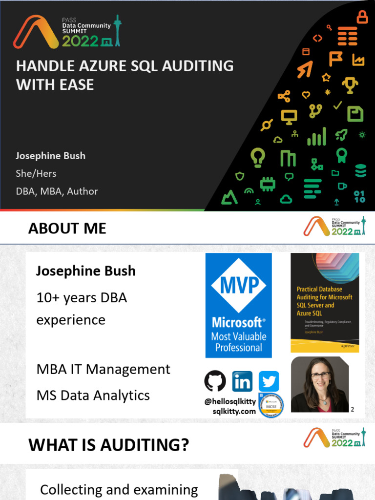 Azure SQL Auditing Guide for DBAs | PDF | Microsoft Sql Server | Databases