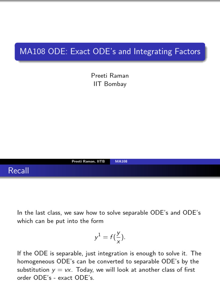 Revision notes engineering maths | PDF | Ordinary Differential Equation ...