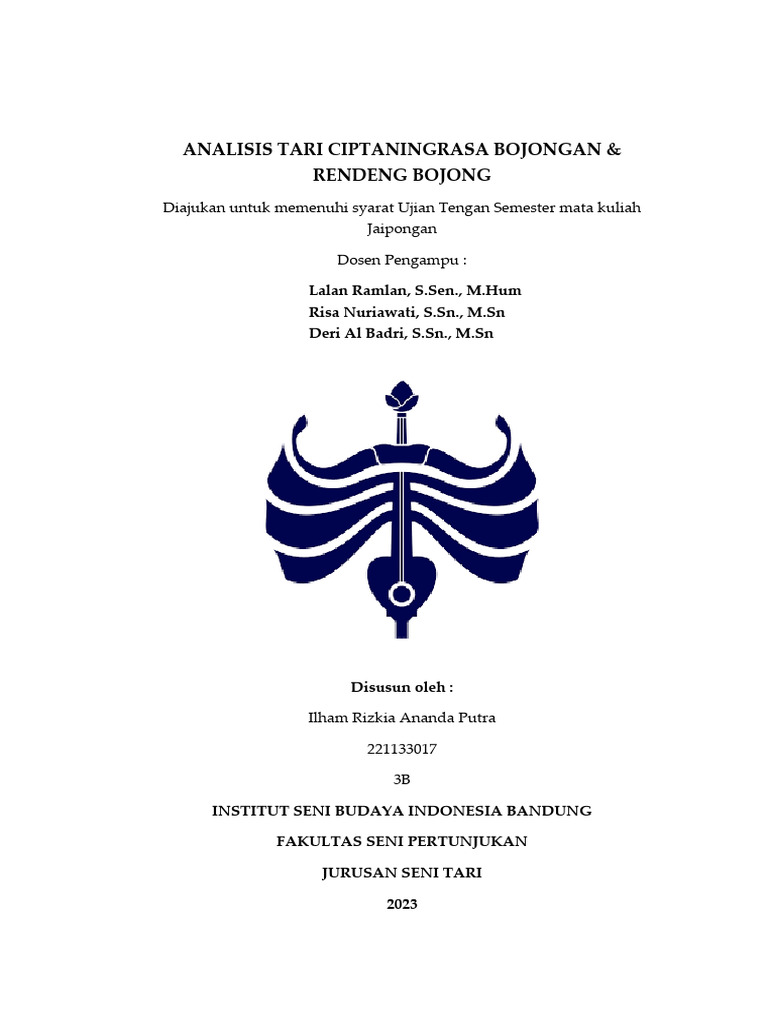 Jaipong - Ilham | PDF