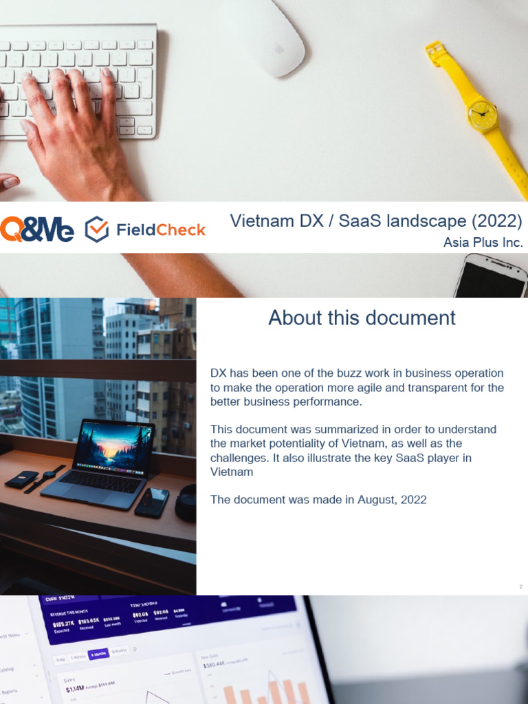 Vietnam DX SaaS Landscape 2022 en | PDF | Cloud Computing | Computing