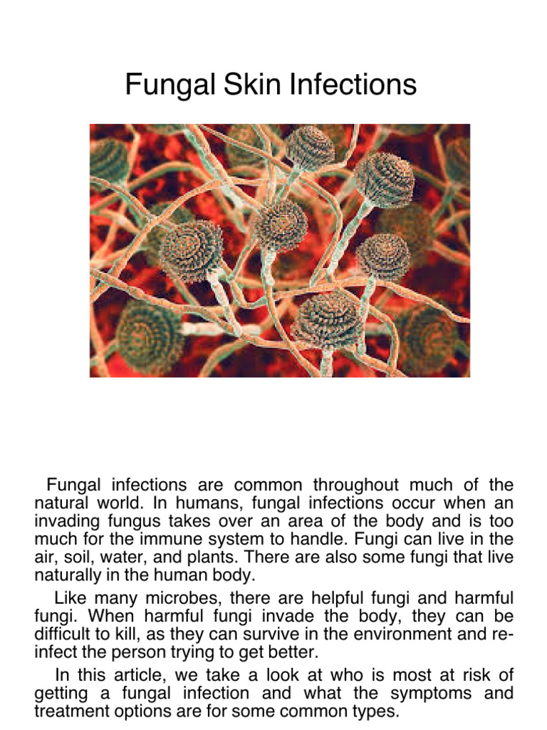Fungal Skin Infections 6 | PDF | Candidiasis | Health Sciences