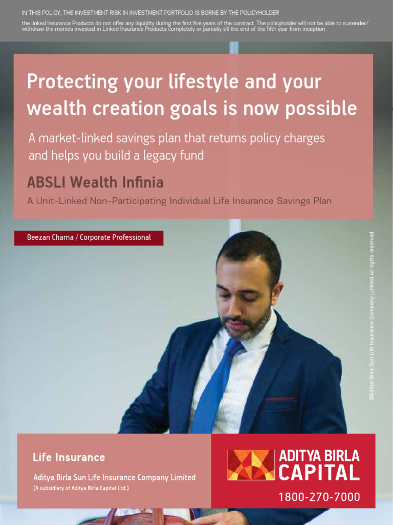 1228 - ABSLI Wealth Infinia Leaflet | PDF | Insurance | Option (Finance)