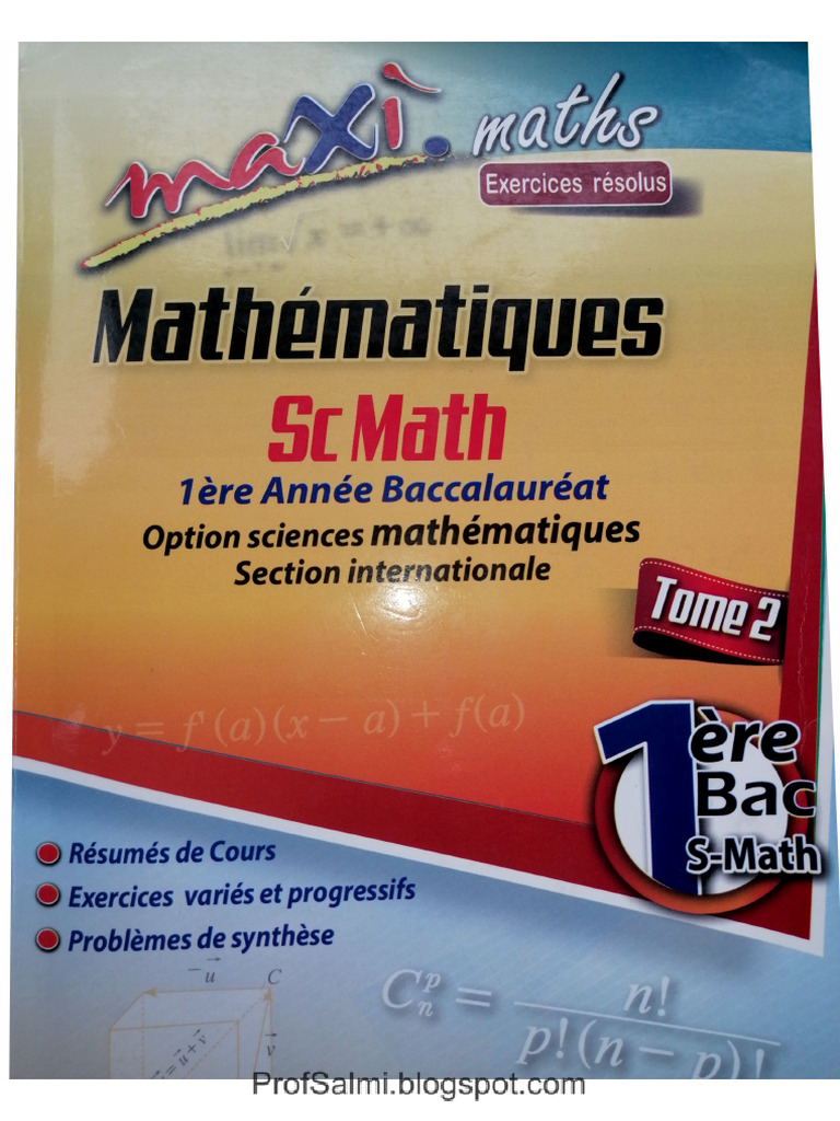 Maxi Math Tome 2 Profsalmi | PDF