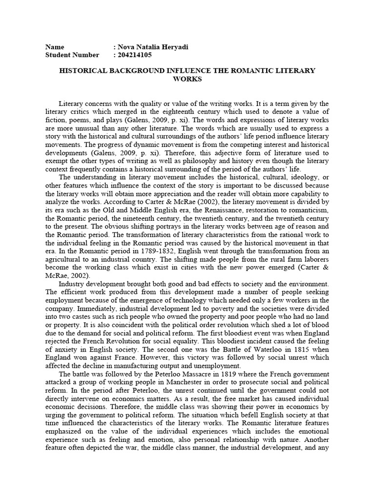 204214105-Nova-HOE LIT FINAL ESSAY | PDF