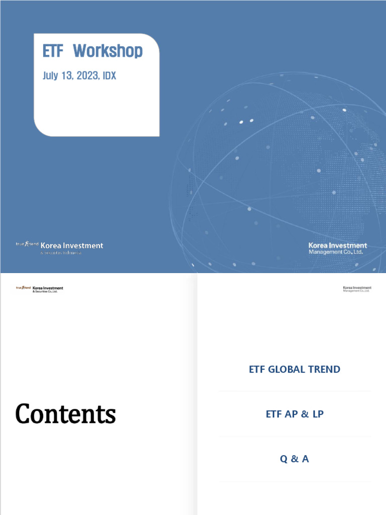 2023.07.13 - ETF WORKSHOP - Final | PDF