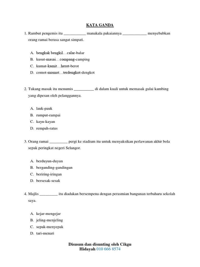 Kata Ganda PDF | PDF