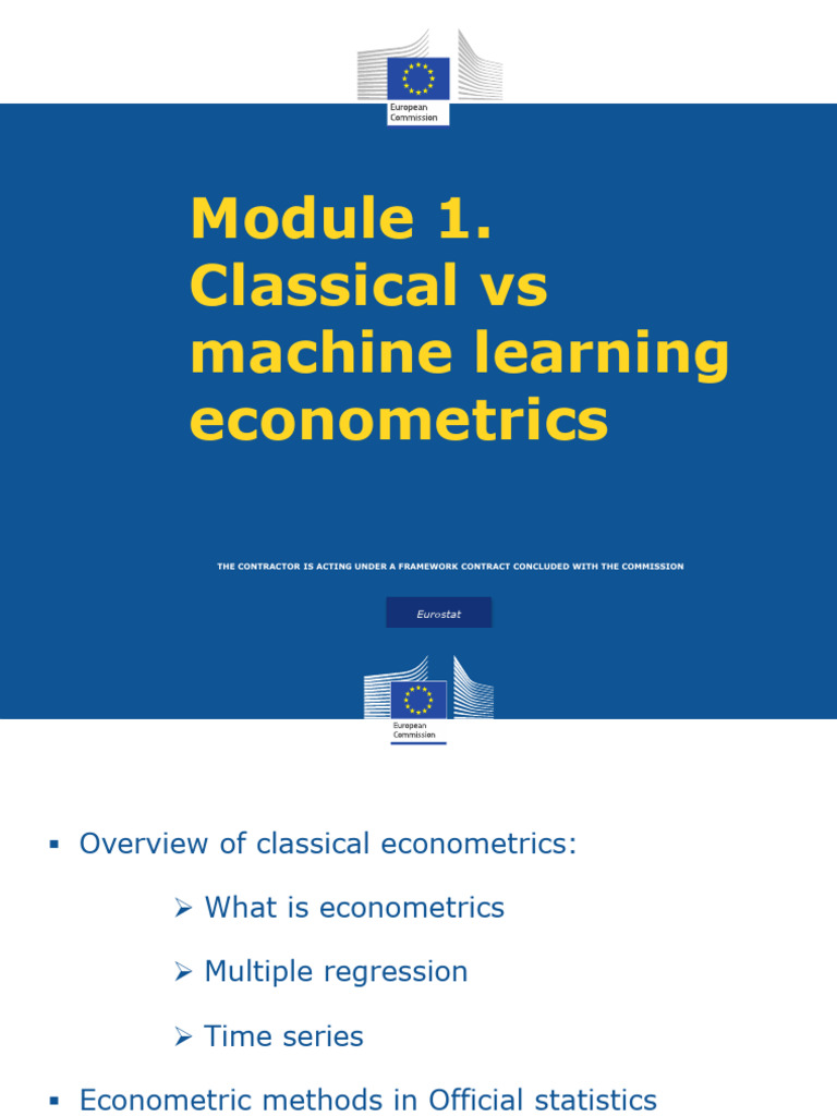 EUC1502_Module1_Machine_Learning | PDF | Econometrics | Regression Analysis