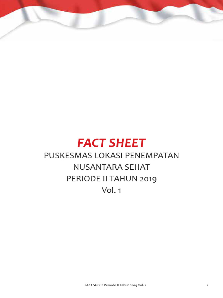 Factsheet NS Batch 13 Vol 1 - 2019 | PDF