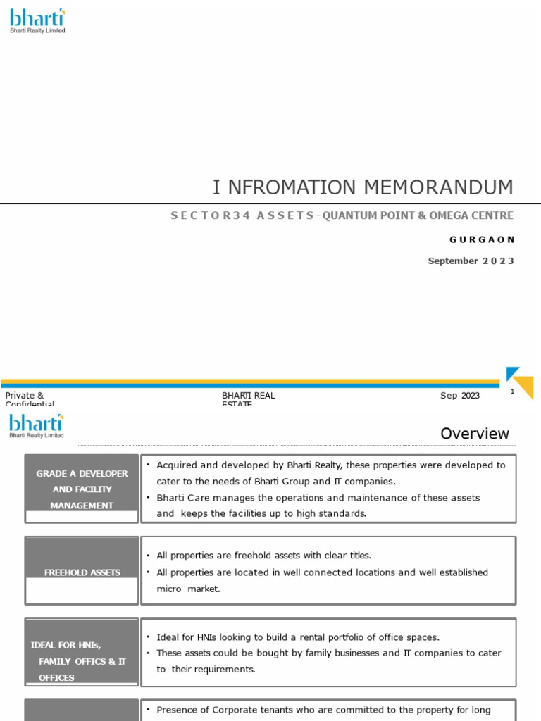 IM - Quantum Point & Omega Centre Sep 2023 | PDF | Private Law ...