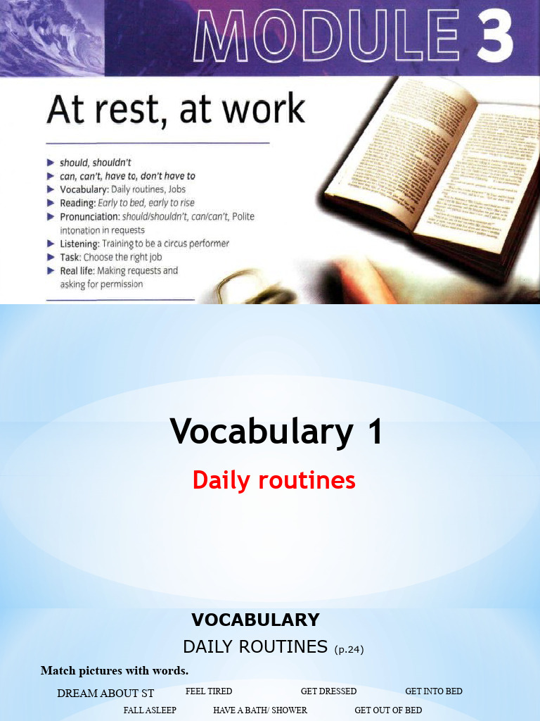 Module 3 - at Rest at Work | PDF | Sleep