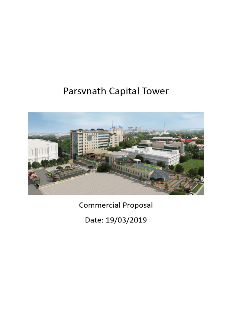 The Parsvnath Capital Tower Proposal 19.03.2019 | PDF | Business ...
