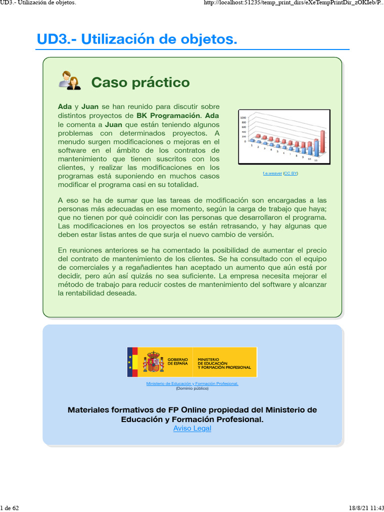 Introducción a la POO en Java | PDF | Objeto (informática ...
