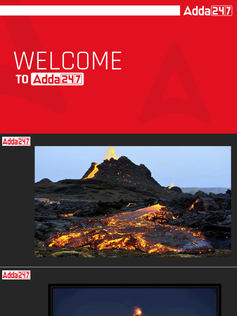 Adda247 Volcanos - B | PDF
