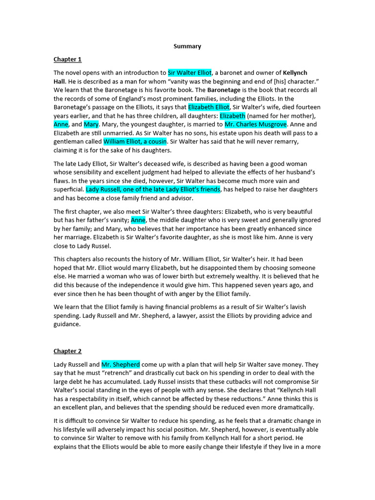 Summary Persuasion | PDF