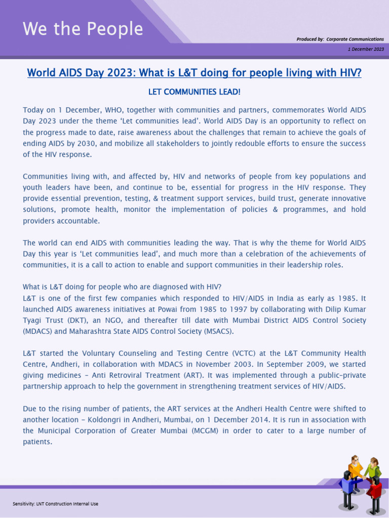 World AIDS Day 2023-21797 | PDF | Hiv/Aids | World Health Organization