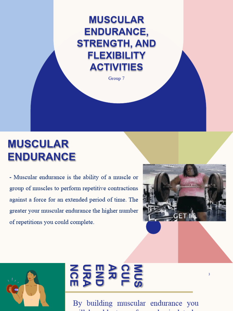 Muscular Endurance, Strength, Flexibility Guide | PDF | Skeletal Muscle ...