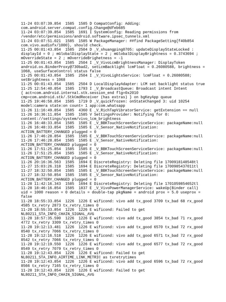 Log | PDF | Proprietary Software | Computer File
