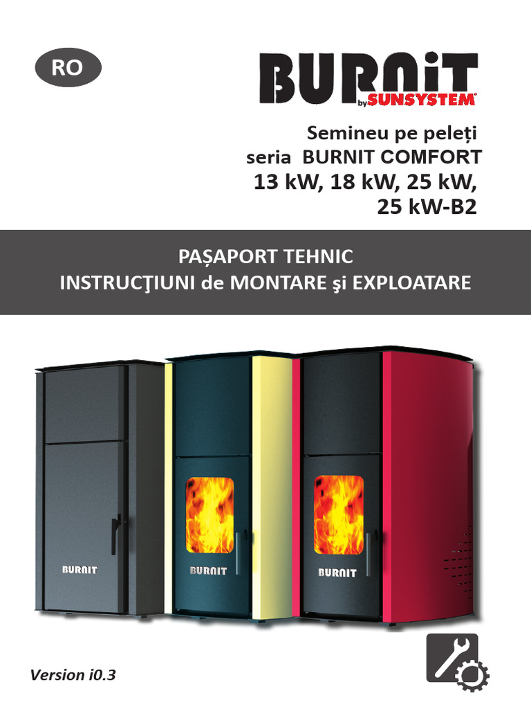 Instructiuni Montare Si Exploatare BURNIT COMFORT 4G 13 25Kw | PDF