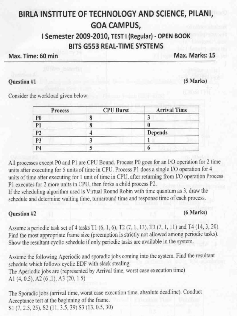 Bits G553 - 2009 - QP | PDF