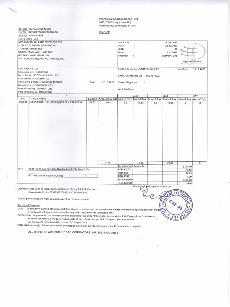Sathvam DN 831 | PDF