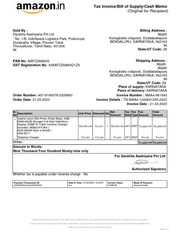 Invoice | PDF | Invoice | Market (Economics)