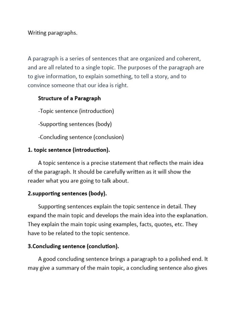 Group Discussion (Writing Paragraphs) | PDF | Human Communication ...